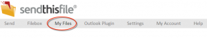 My Files: Overview | SendThisFile
