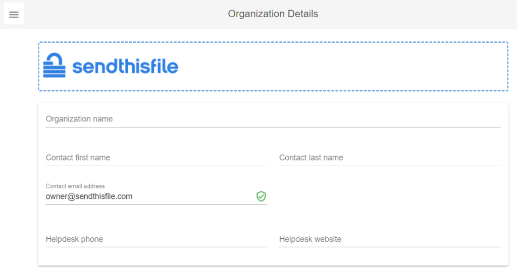 How to add your logo? | SendThisFile