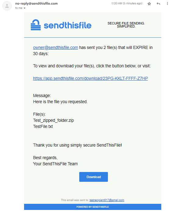 How to download a file? | SendThisFile